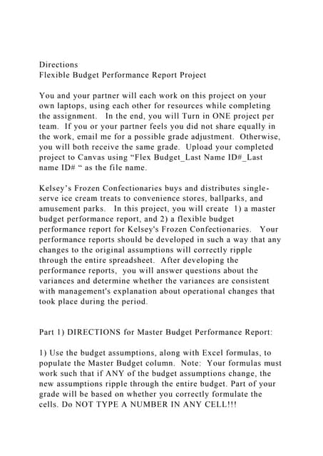 Beginning Excel Budget Exercise | PPT