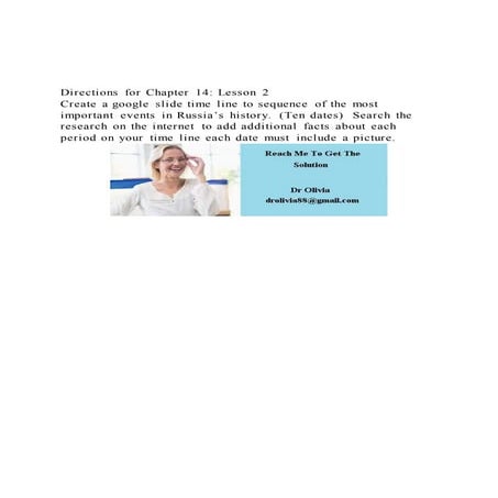 Directions for Chapter 14 Lesson 2Create a google slide tim | DOCX