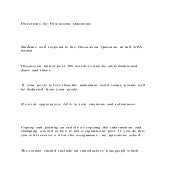 Directions for Discussion QuestionsStudents will respond | PDF