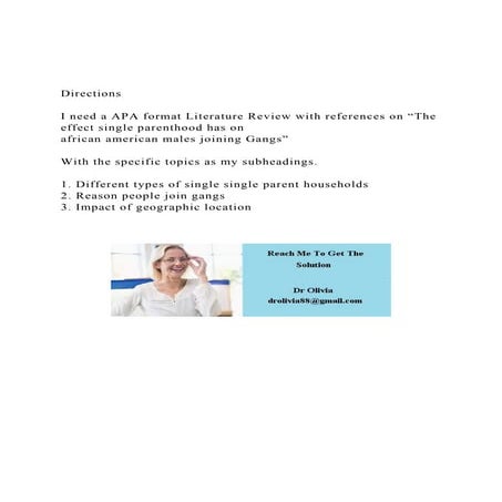 Directions I need a APA format Literature Review with ref.docx