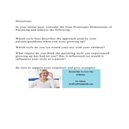 DirectionsIn your initial post, consider the Four Prototypi.docx