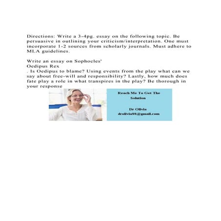 Directions Write a 3-4pg. essay on the following topic. Be pers.docx