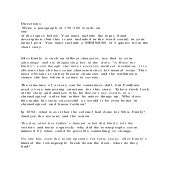 Directions Write a paragraph of 150-300 words on one of the | PDF