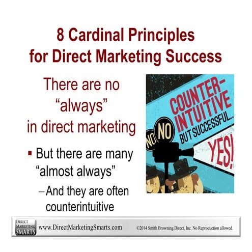 8 Cardinal Principles for Direct Marketing Success | PDF