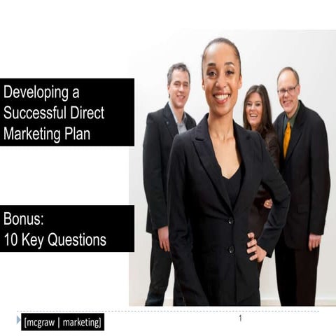 Developing a Successful Direct Marketing Plan | PPT