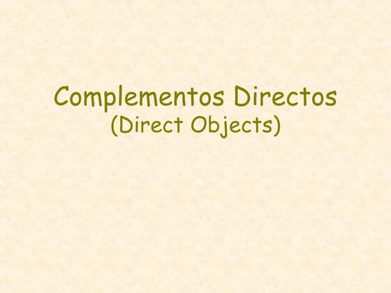 Commands with pronouns | PPTX | Programming Languages | Computing