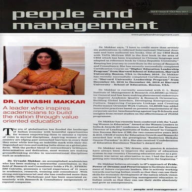 Article featuring Director General published in Leading Magazine. | PDF