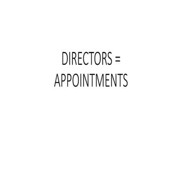 director appointment details legal forums | PPTX