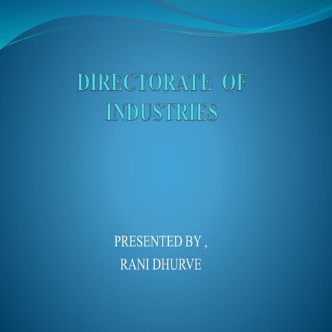 KIADB (Karnataka Industrial Area Development Board) | PPTX