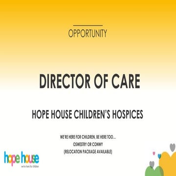 Director of care hope house | PPT