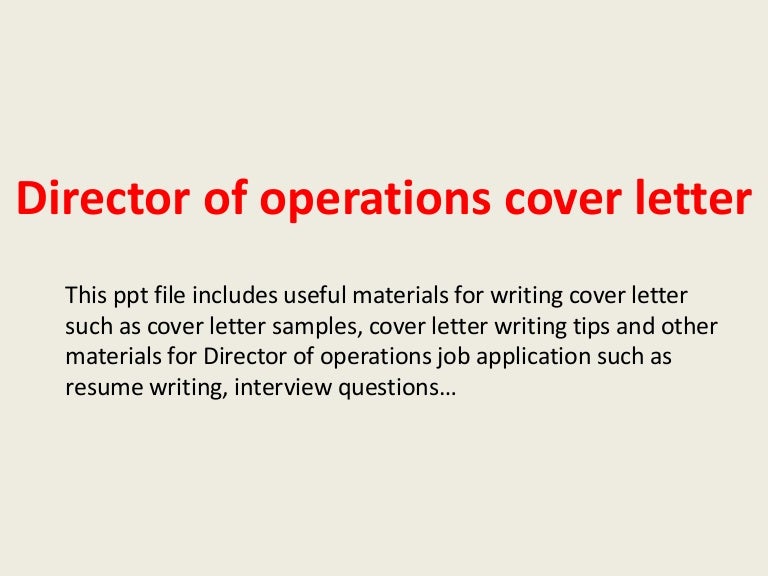 director-of-operations-cover-letter