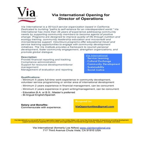 Director operations[1] via | PDF