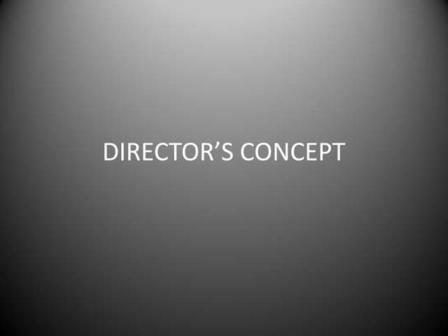 Example director's concept | DOCX