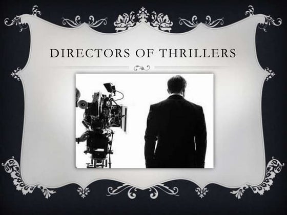 3 Directors You Should Know About | PDF | Movies | Entertainment