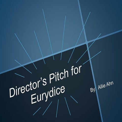 Director's Pitch | PPT