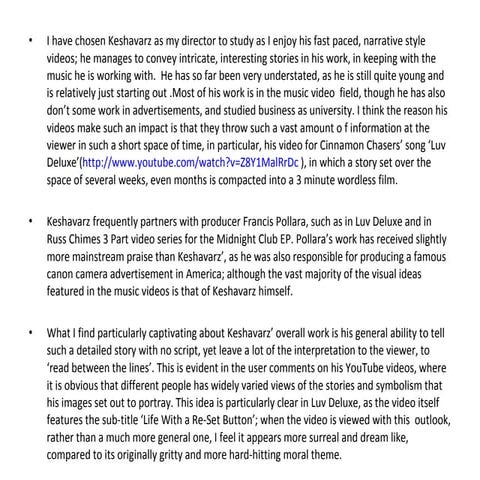 Director Study | PPT