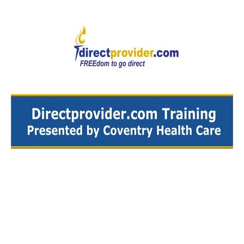 Directprovider.com section 2 11072013 | PDF
