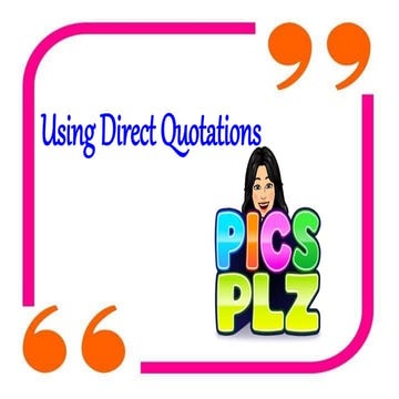 Direct quotation | PPTX