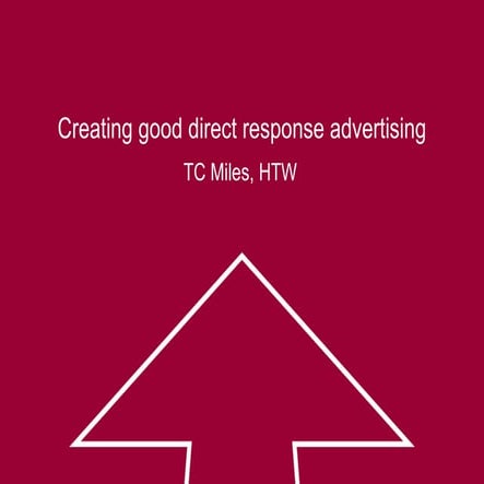 How to do direct response advertising | PPT
