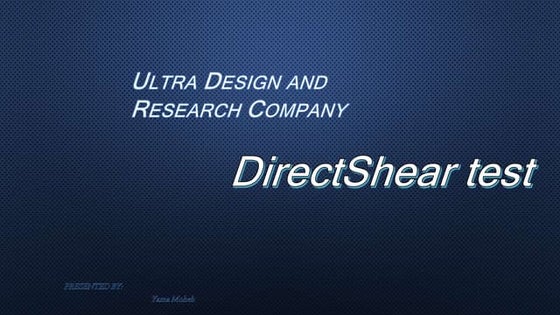 Direct Shear Test | PDF | Civil Engineering Industry | Industries
