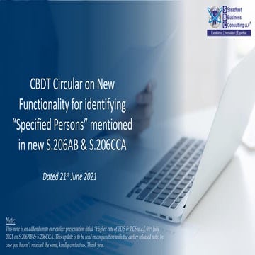Direct Tax - Section 206AB _ 206CCA - CBDT Circular No. 11 of 2021.pdf