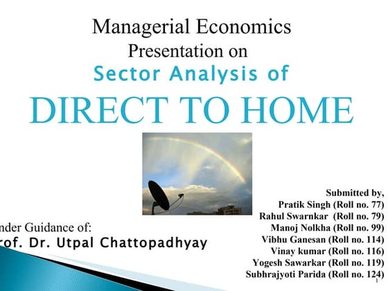 Direct to home(DTH) Technical seminar | PPT