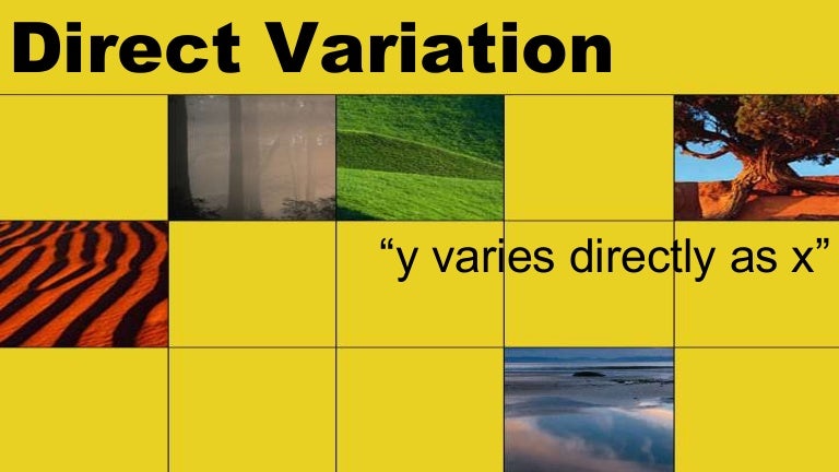 Direct variation 2