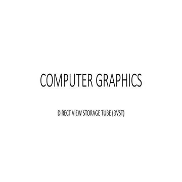 learn about Direct View Storage Tube.pptx