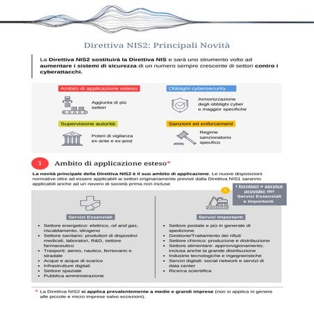 Direttiva NIS2 - Nuovi obblighi legali di cybersecurity | PDF