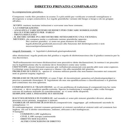 Diritto privato comparato | PDF