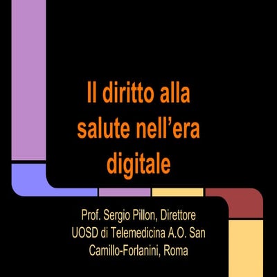 Diritto alla salute nell'era digitale | PPTX