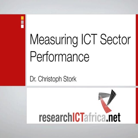 Measuring ICT Sector Performance | PDF | Africa Travel | Travel Locations