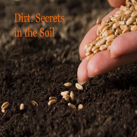 Soil Science Dirt, secrets in the soil, learn | PPTX