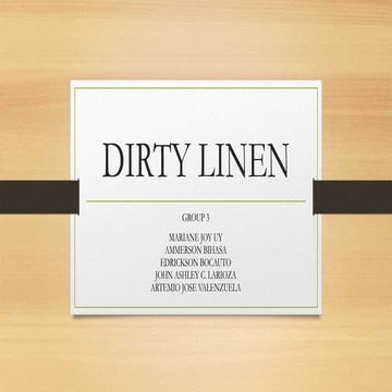 DIRTY LINEN.pptx