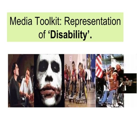 Disability in film | DOCX