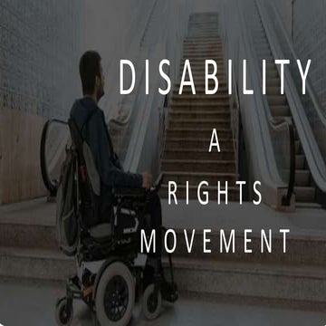 Disability: A Rights Movement | PPTX