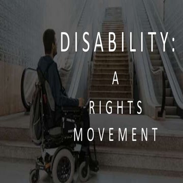 Disability - A Rights Movement (Between Friends) | PPTX | Genetics ...