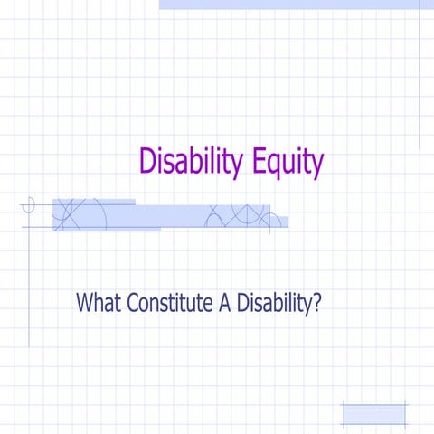 Disability Equity A South African Perspective 3 | PPT