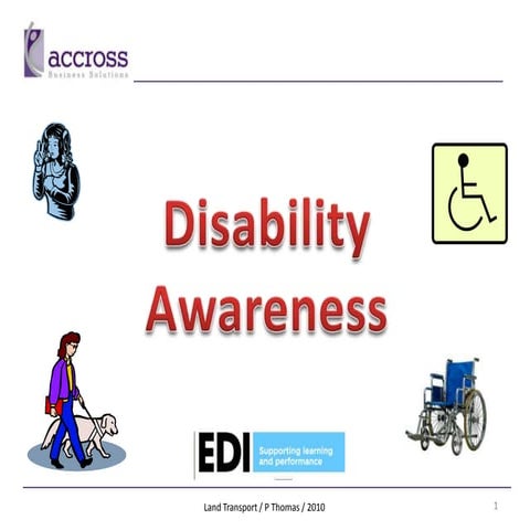 Disability awareness pt version | PPTX