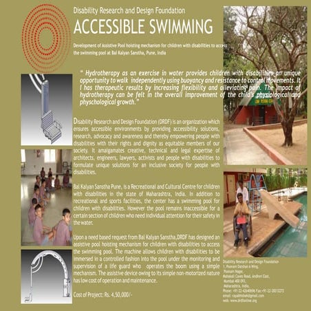 Disability design and research foundation | PPT