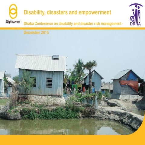 Disability disasters and empowerment | PPT