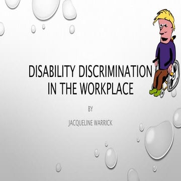 Disability in the workplace | PPTX