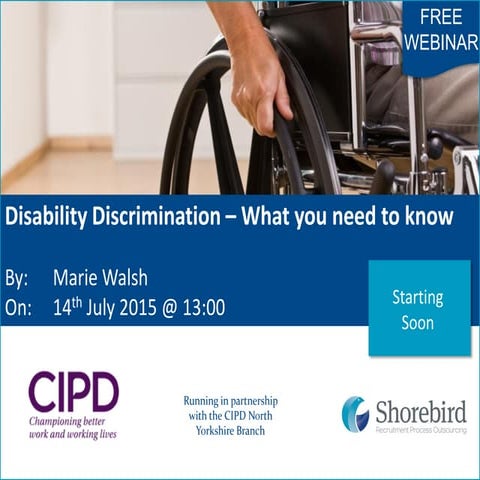Disability Discrimination – What you need to know | PDF