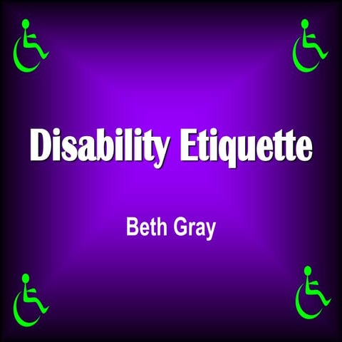 Disability Etiquette | PPTX