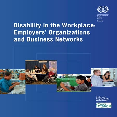 Disability in the workplace employer's organisations and business ...