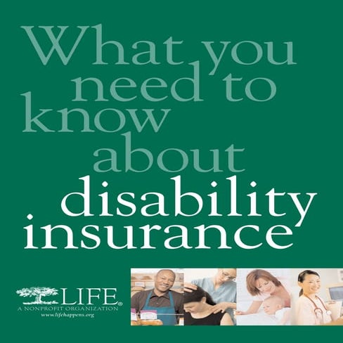Guide To Disability Insurance | PDF