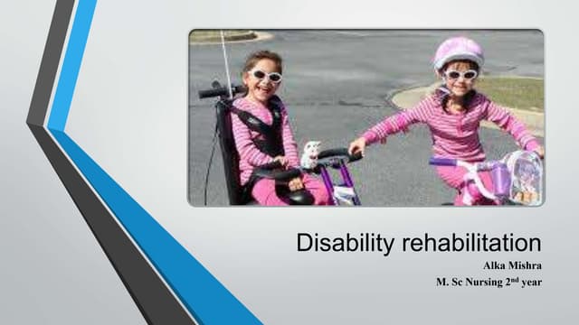 Rehabilitation ppt final | PPTX