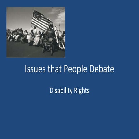 Disability rights | PPTX