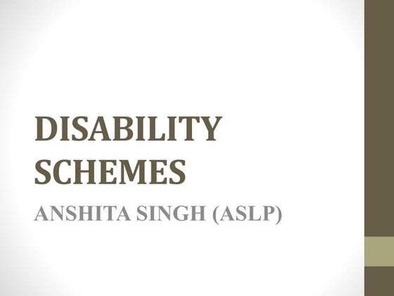 Rights of Persons with Disabilities- Types of 21 Disabilities.pptx
