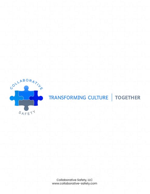 Safety Culture Power Point | PPTX